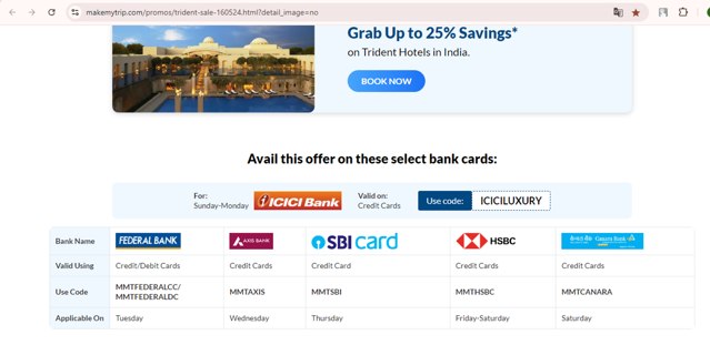 MakeMyTrip Promo Codes - $2000 Off | October 2024