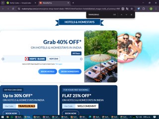 MakeMyTrip Promo Codes (10 Verified) - 25% Off Jul 2025