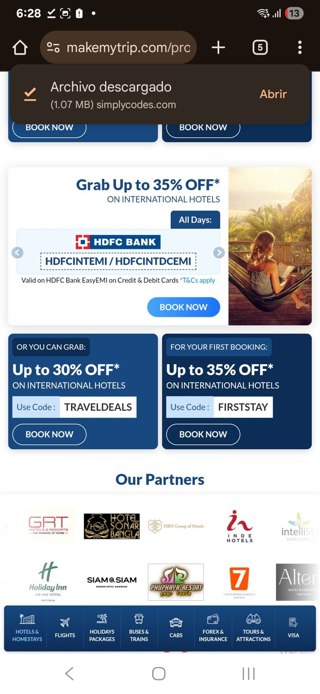 MakeMyTrip Promo Codes (10 Verified) - 25% Off Jul 2025