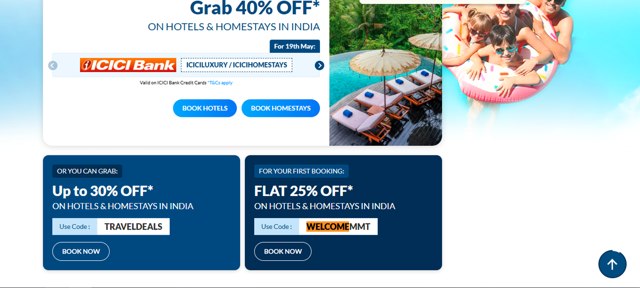 MakeMyTrip Promo Codes (10 Verified) - 25% Off Jul 2025