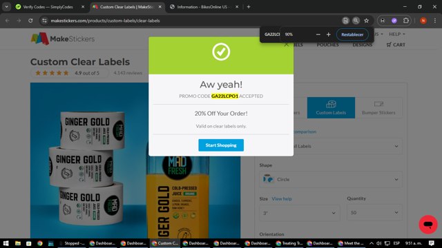 MakeStickers Promo Codes - 20% Off (Verified) Aug 2025