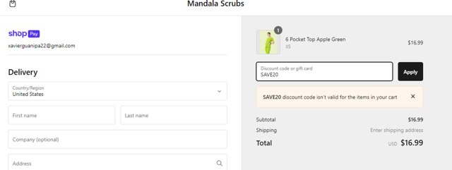 Mandala Scrubs Discount Codes - 20% Off Coupons May 2025