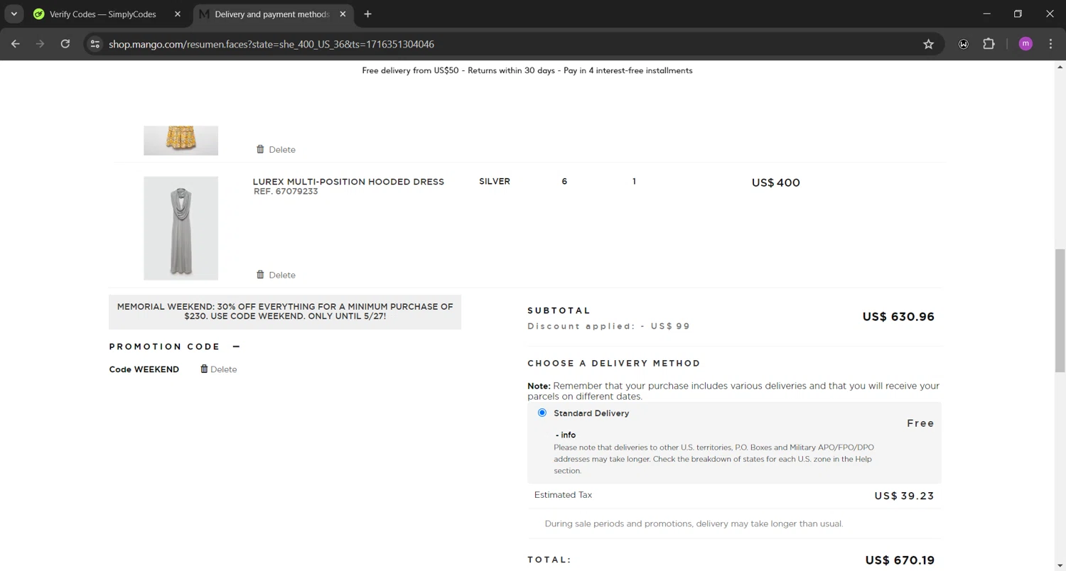 Mango Promo Codes - 30% Off | September 2024