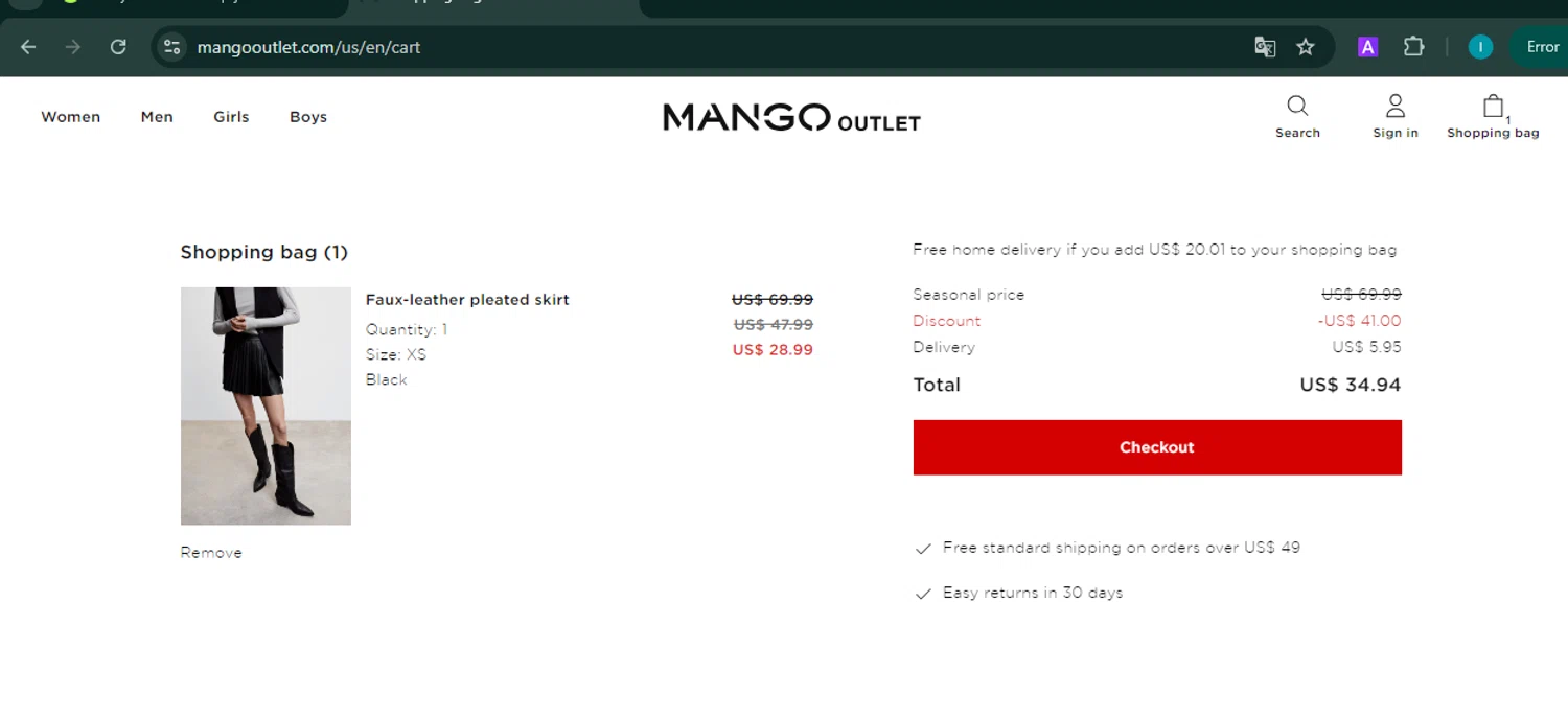 Mango Outlet Promo Codes - 15% Off | November 2024