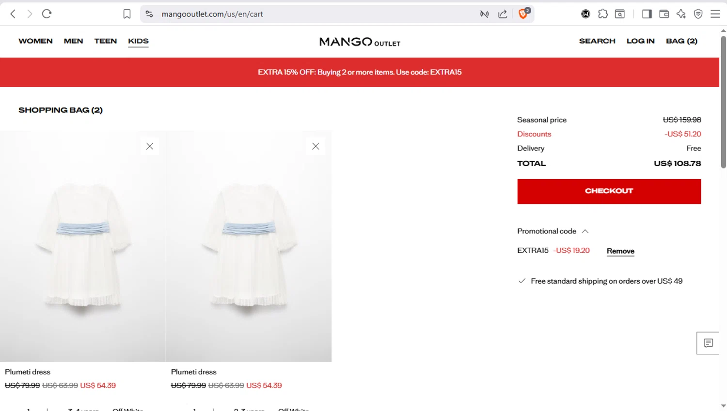 Mango Outlet Promo Codes - 5% Off (2 Verified) Dec 2025