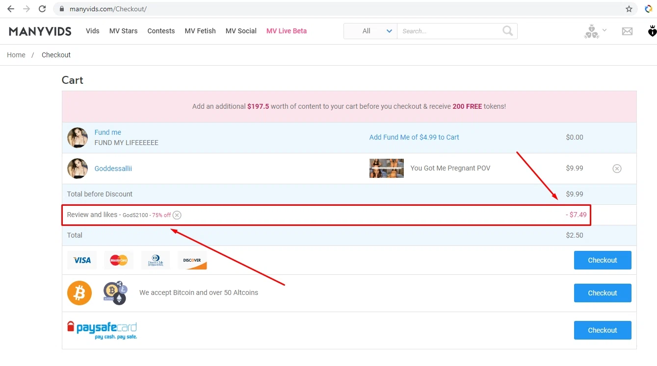Manyvids Discount Codes | 75% Off in Dec 2020 | SimplyCodes