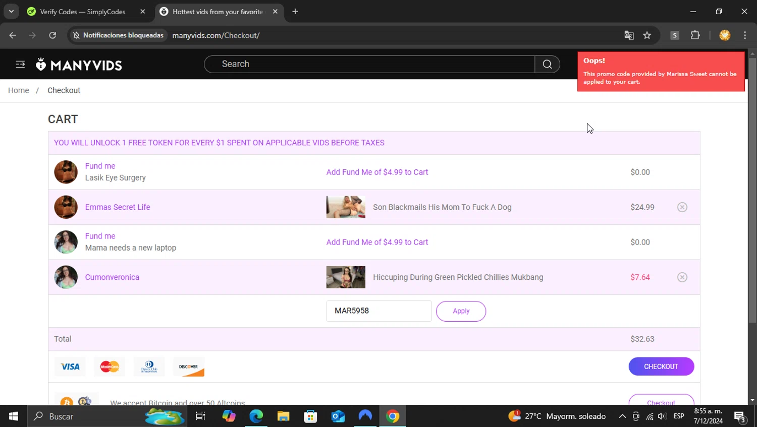 Manyvids Promo Codes - 50% Off | December 2024