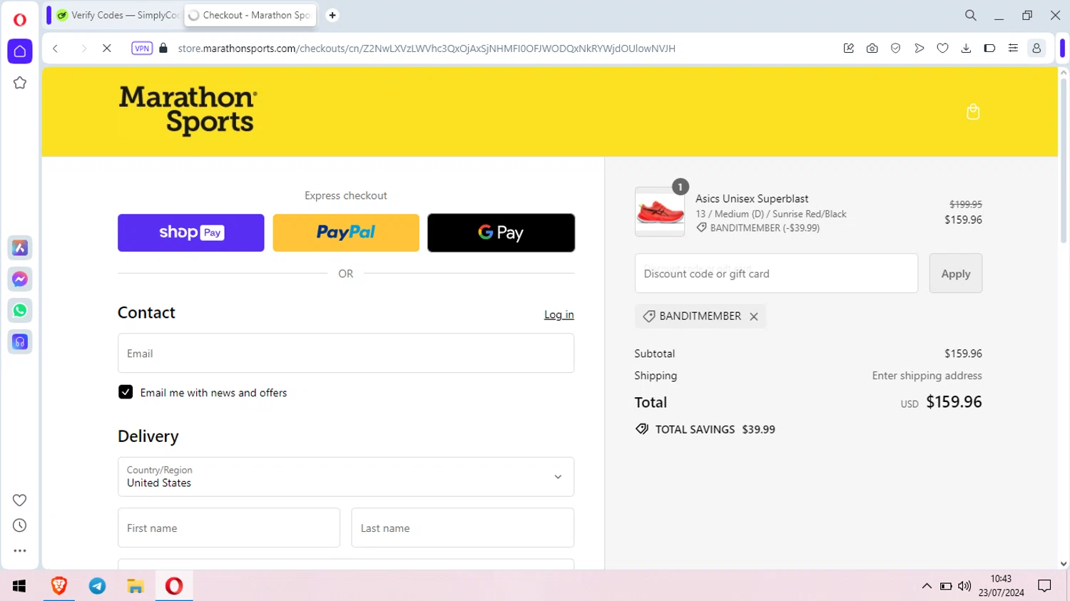 Marathon Sports Coupons & Cyber Monday 2024 Deals - 20% Off