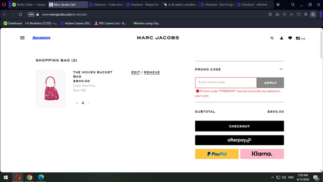 Marc Jacobs Promo Codes (1 Verified) - 25% Off Jun 2025