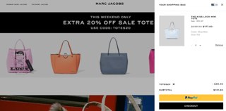 Marc Jacobs Promo Codes (1 Verified) - 25% Off Jun 2025