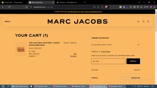Marc Jacobs Promo Codes (1 Verified) - 20% Off Jun 2025