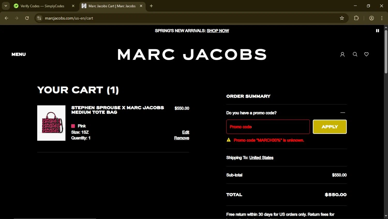 Marc Jacobs Promo Codes - 20% Off Coupons Aug 2025
