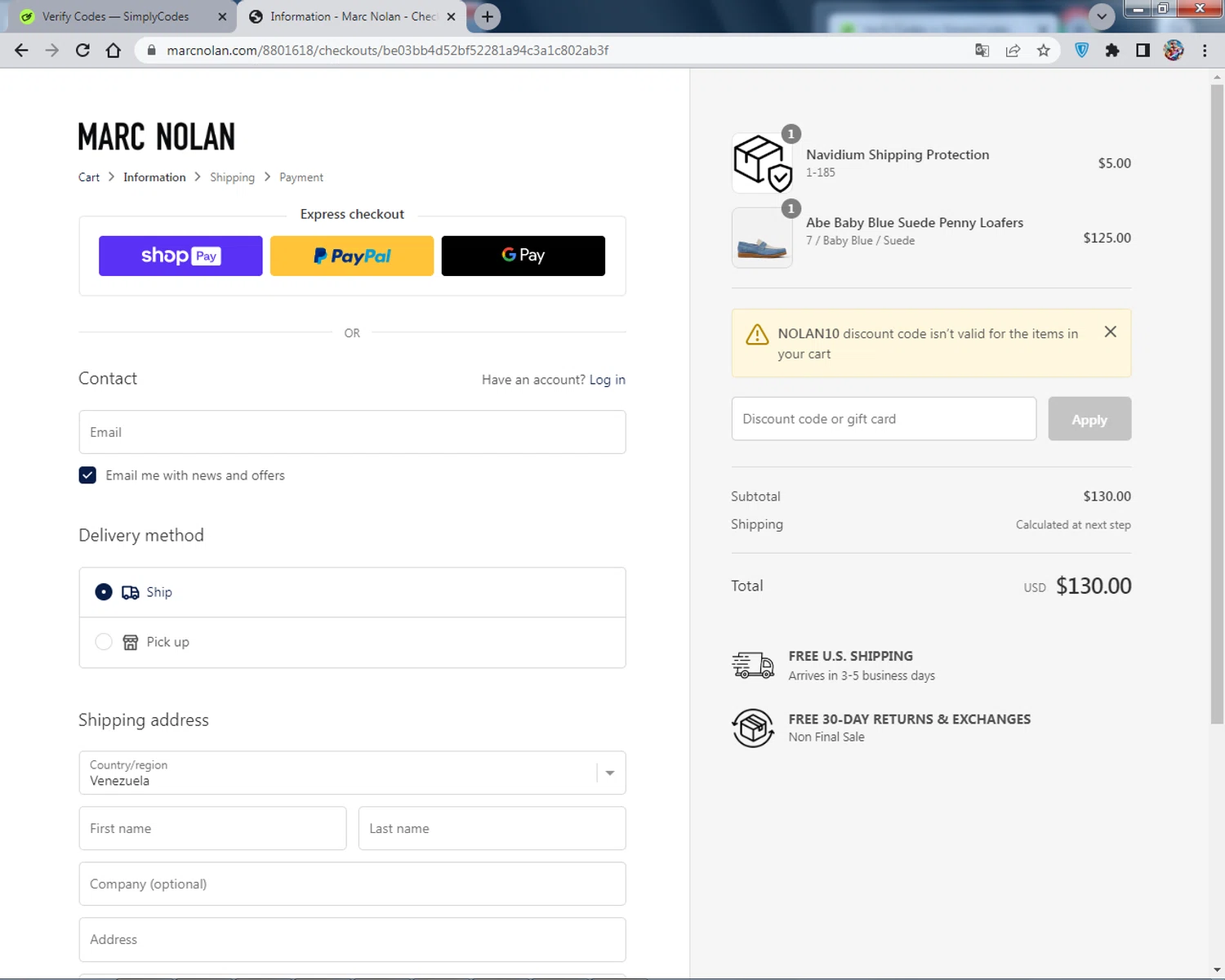 Marc Nolan Discount Codes - 10% Off | January 2025