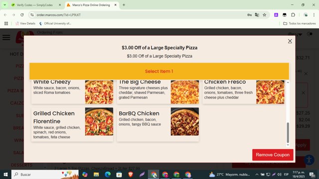 Marco's Pizza Coupon Codes (7 Verified) - $5 Off Apr 2025