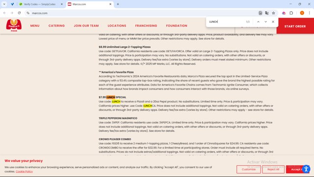 Marco's Pizza Coupon Codes (6 Verified) - 50% Off Apr 2025