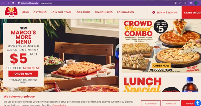 Marco's Pizza Coupon Codes (6 Verified) - 50% Off Apr 2025