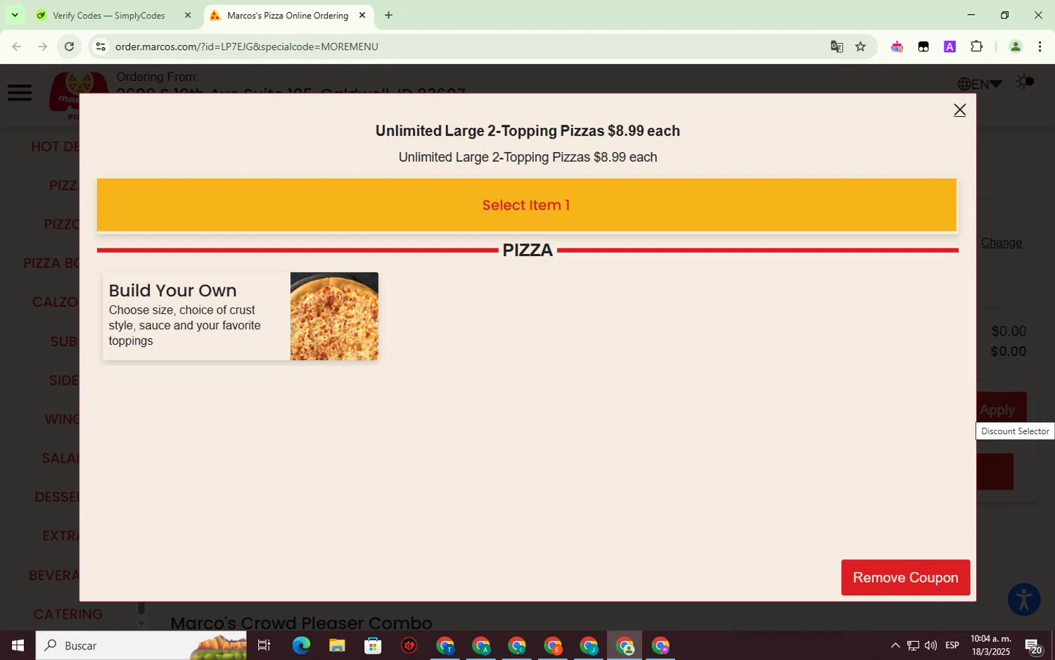 Marco's Pizza Coupon Codes (6 Verified) - 50% Off Apr 2025
