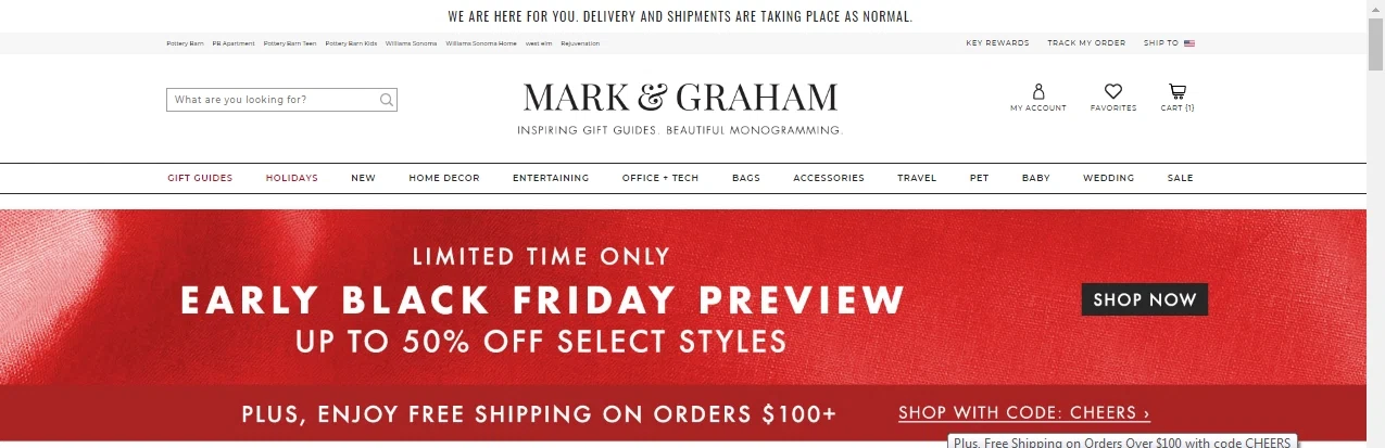 Mark and Graham Discount Codes | 25% Off in Nov 2020 | SimplyCodes