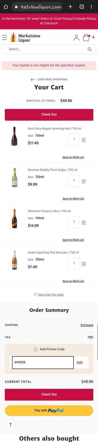 Marketview Liquor Promo Codes - 25% Off | October 2024