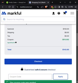 Markful Coupon Codes (2 Verified) - 10% Off w/Code Mar 2025