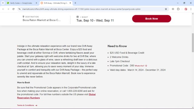 Marriott Bonvoy Promo Codes & Black Friday 2024 Deals - 50% Off
