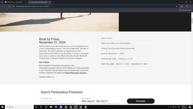 Marriott Bonvoy Promo Codes & Black Friday 2024 Deals - 50% Off