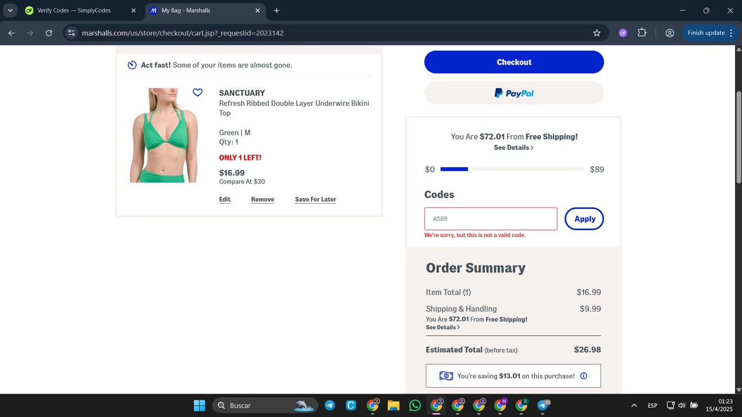 Marshalls Coupon Codes (6 Verified) - 20% Off May 2025