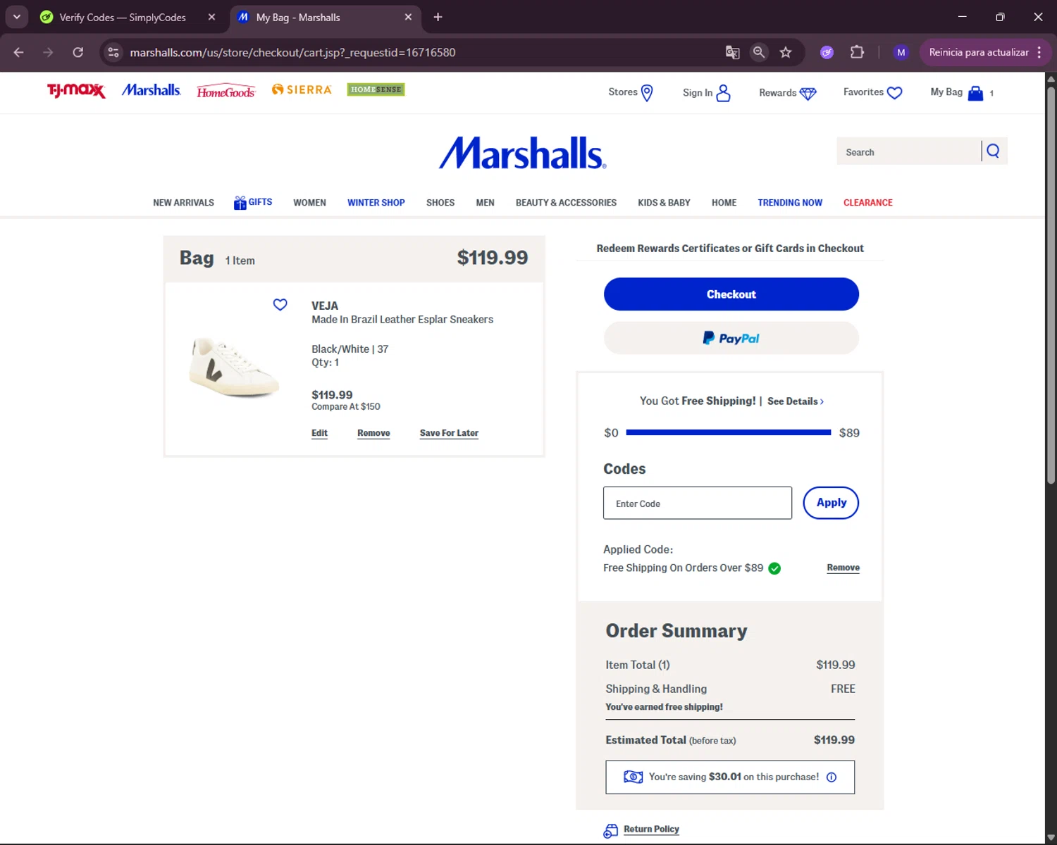 Marshalls Sitewide Coupons & Discounts December 2025