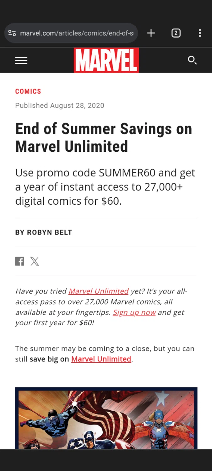 Marvel Official Shop Promo Codes - 10% Off | January 2025