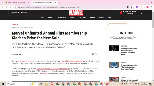 Marvel Unlimited Promo Codes (4 Verified) - 50% Off Mar 2025