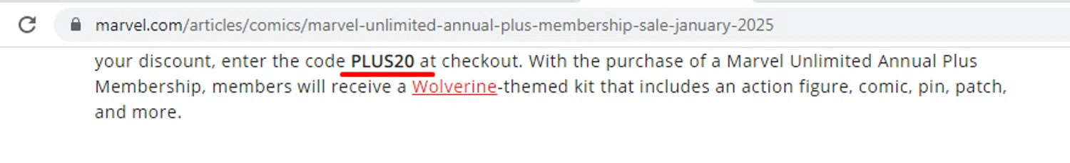 Marvel Unlimited Promo Codes (4 Verified) - 50% Off Feb 2025