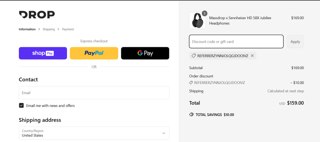 Drop Discount Codes (6 Verified) - $10 Off w/Code May 2025