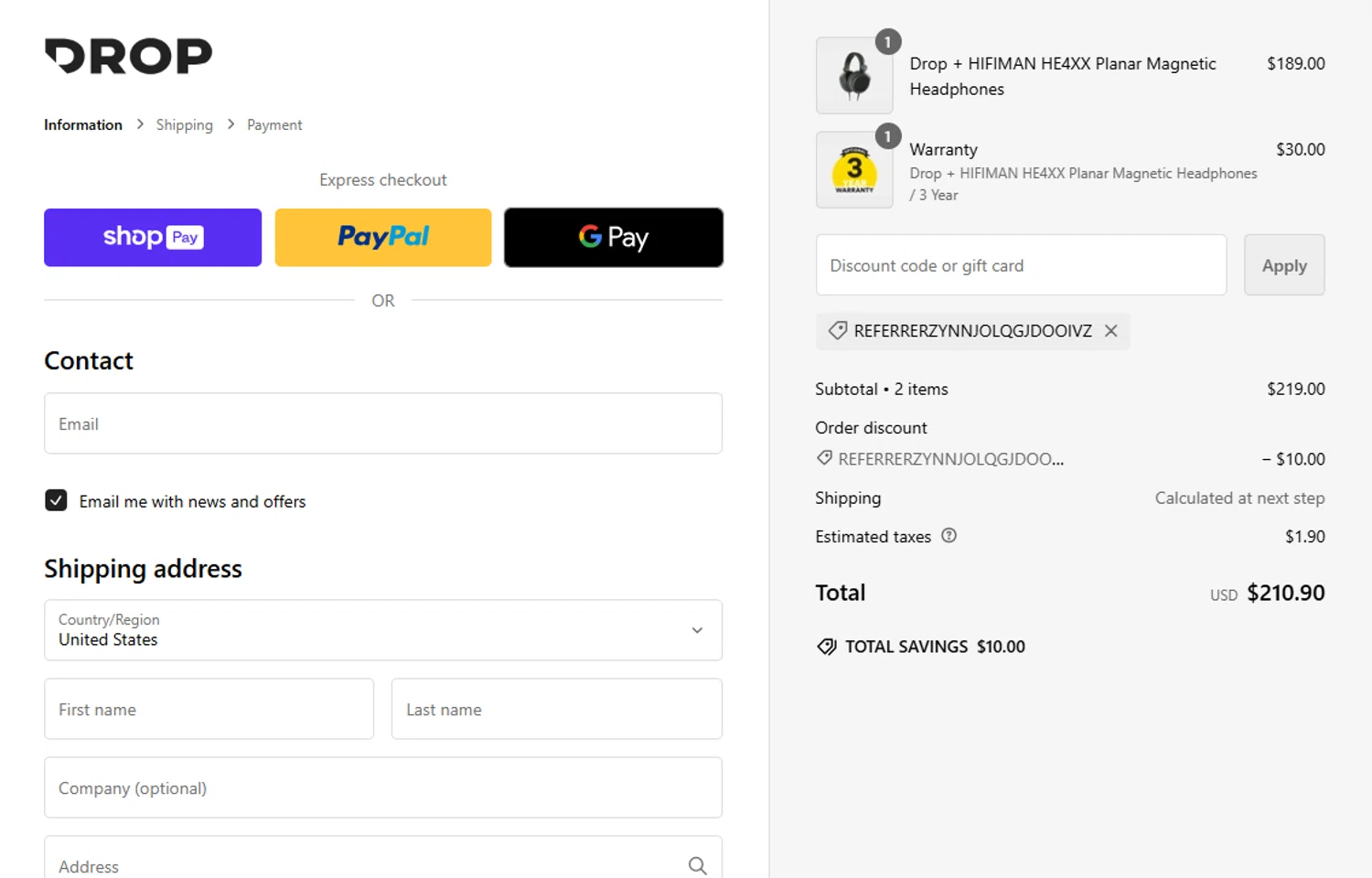 Drop Discount Codes & Black Friday 2024 Deals - $20 Off
