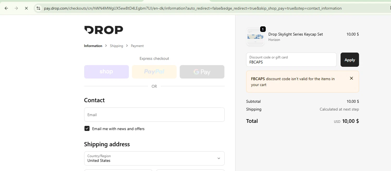 Drop Discount Codes - $10 Off (6 Verified) Oct 2025