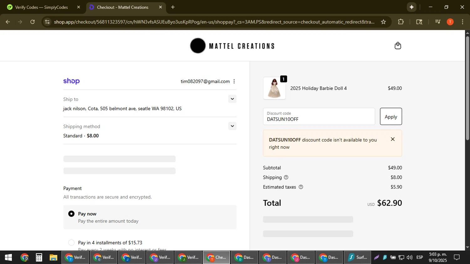 Mattel Discount Codes - $10 Off (2 Verified) Oct 2025