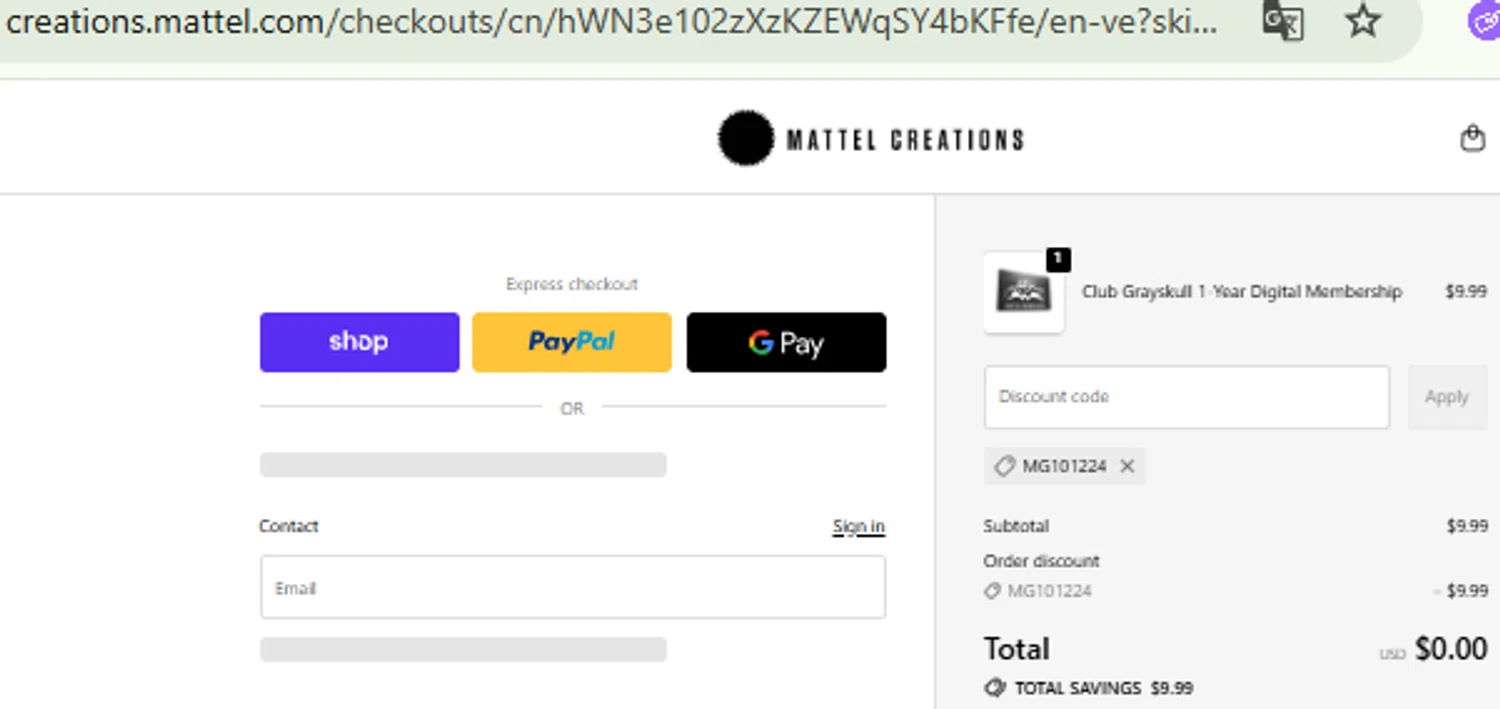 Mattel Promo Codes - $10 Off (2 Verified) Nov 2025