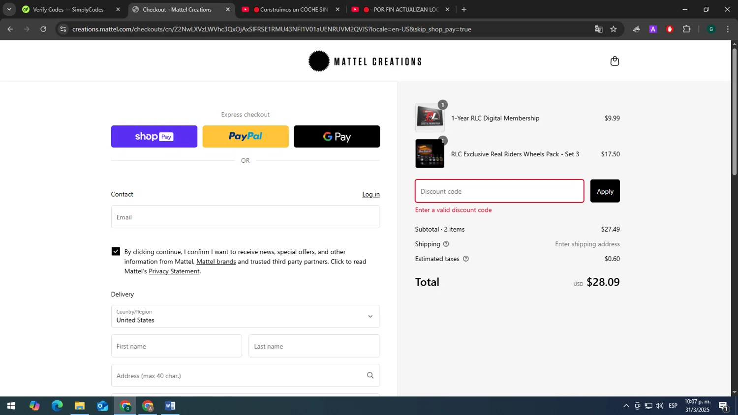 Mattel Creations Promo Codes (2 Verified) - $10 Off Jul 2025