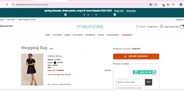 Maurices Discount Codes - 10% Off (6 Verified) May 2025