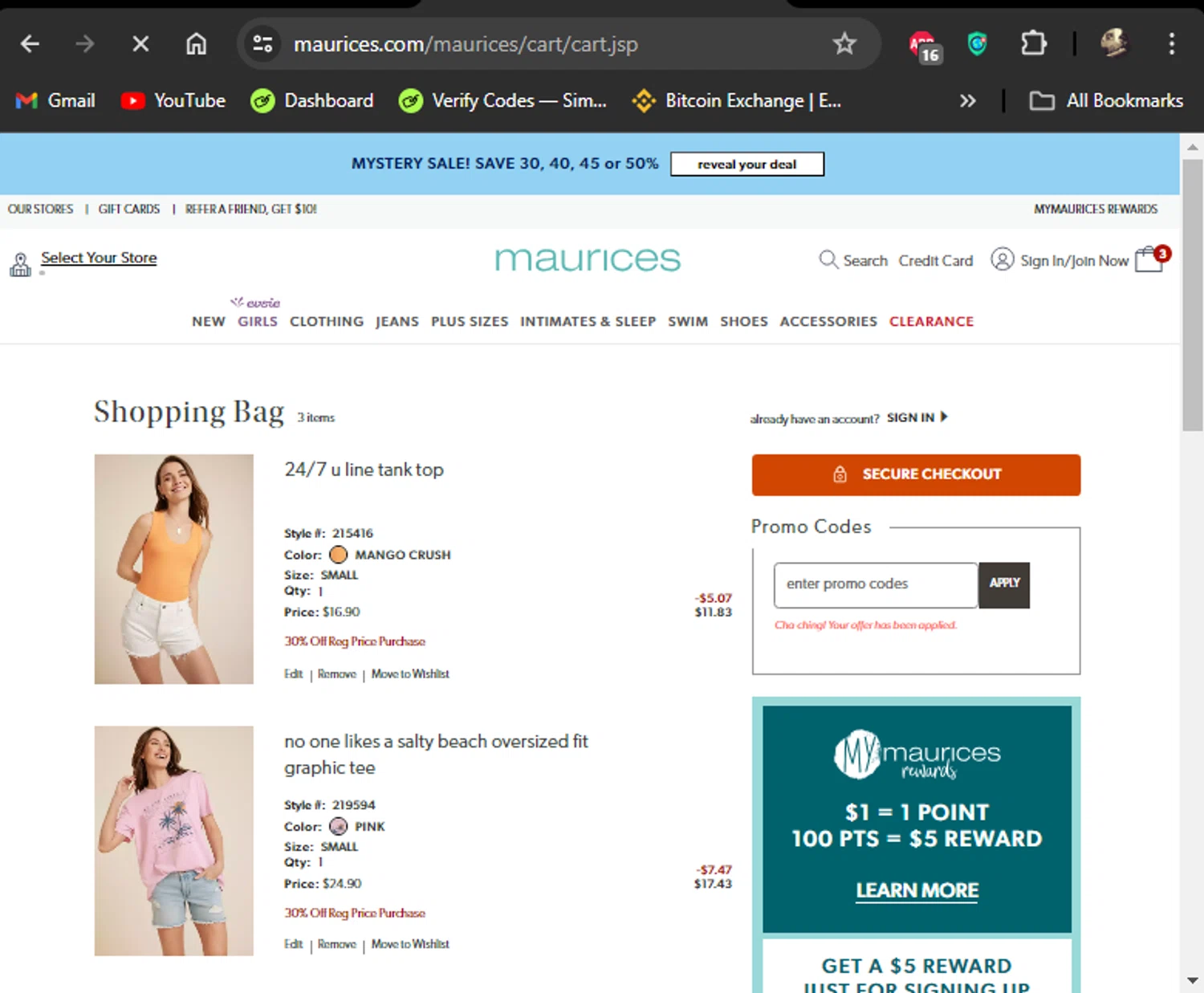 Maurices Promo Codes - $35 Off | September 2024