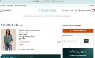 Maurices Promo Codes - 15% Off Coupons Apr 2025