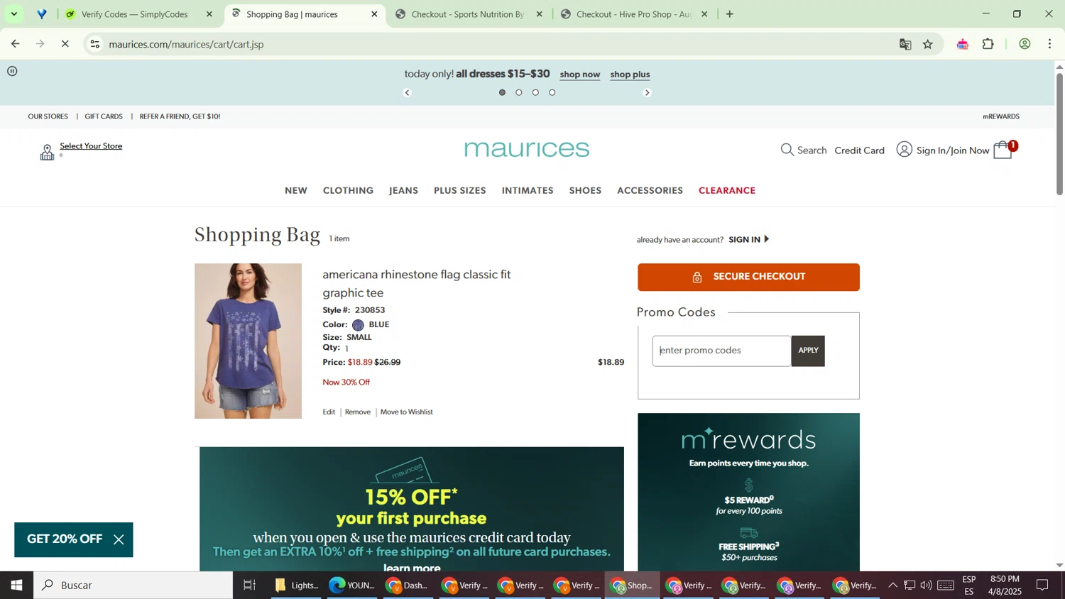 Maurices Promo Codes (1 Verified) - 10% Off w/Code May 2025