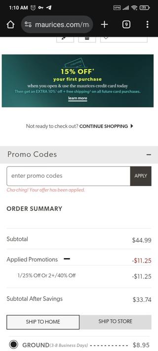 Maurices Promo Codes - 20% Off Coupons Oct 2025