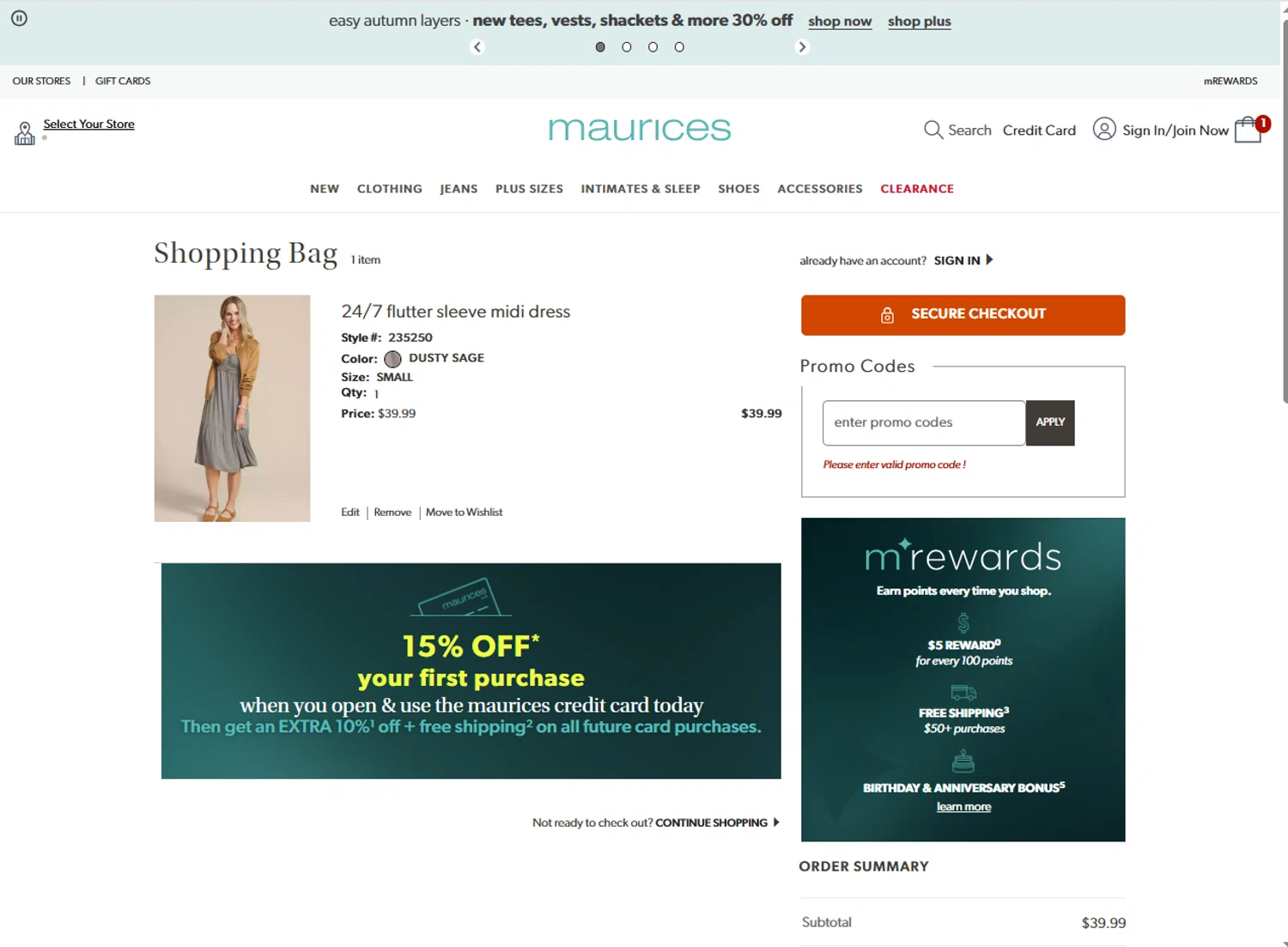 Maurices Promo Codes - 20% Off Coupons Oct 2025