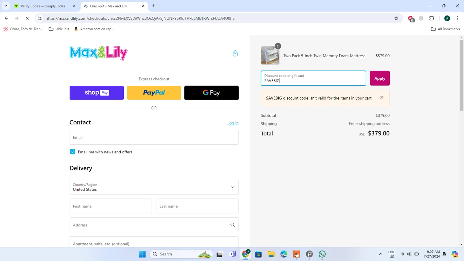 Max and Lily Discount Codes - 10% Off | September 2024