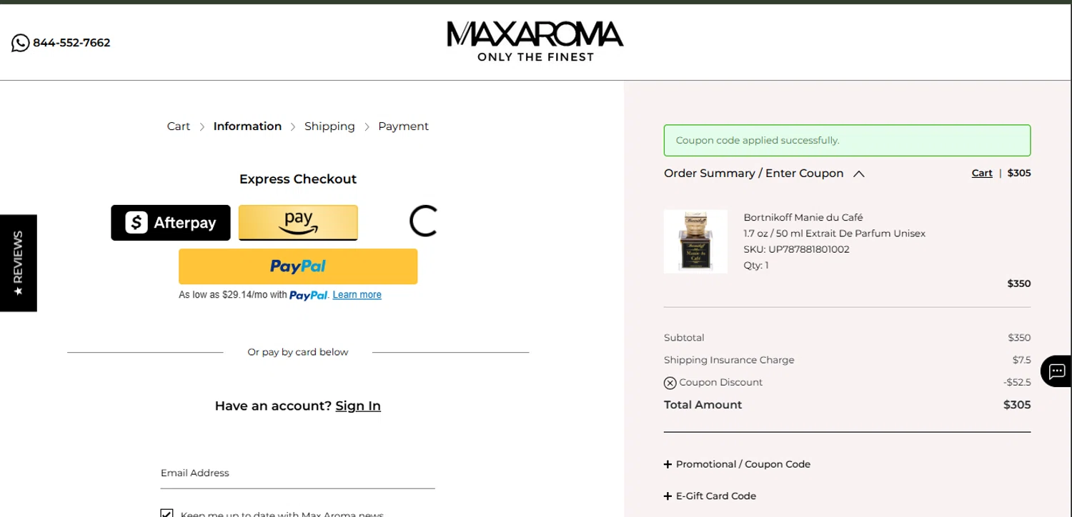 MaxAroma Promo Codes (31 Verified) - 20% Off w/Code Nov 2025