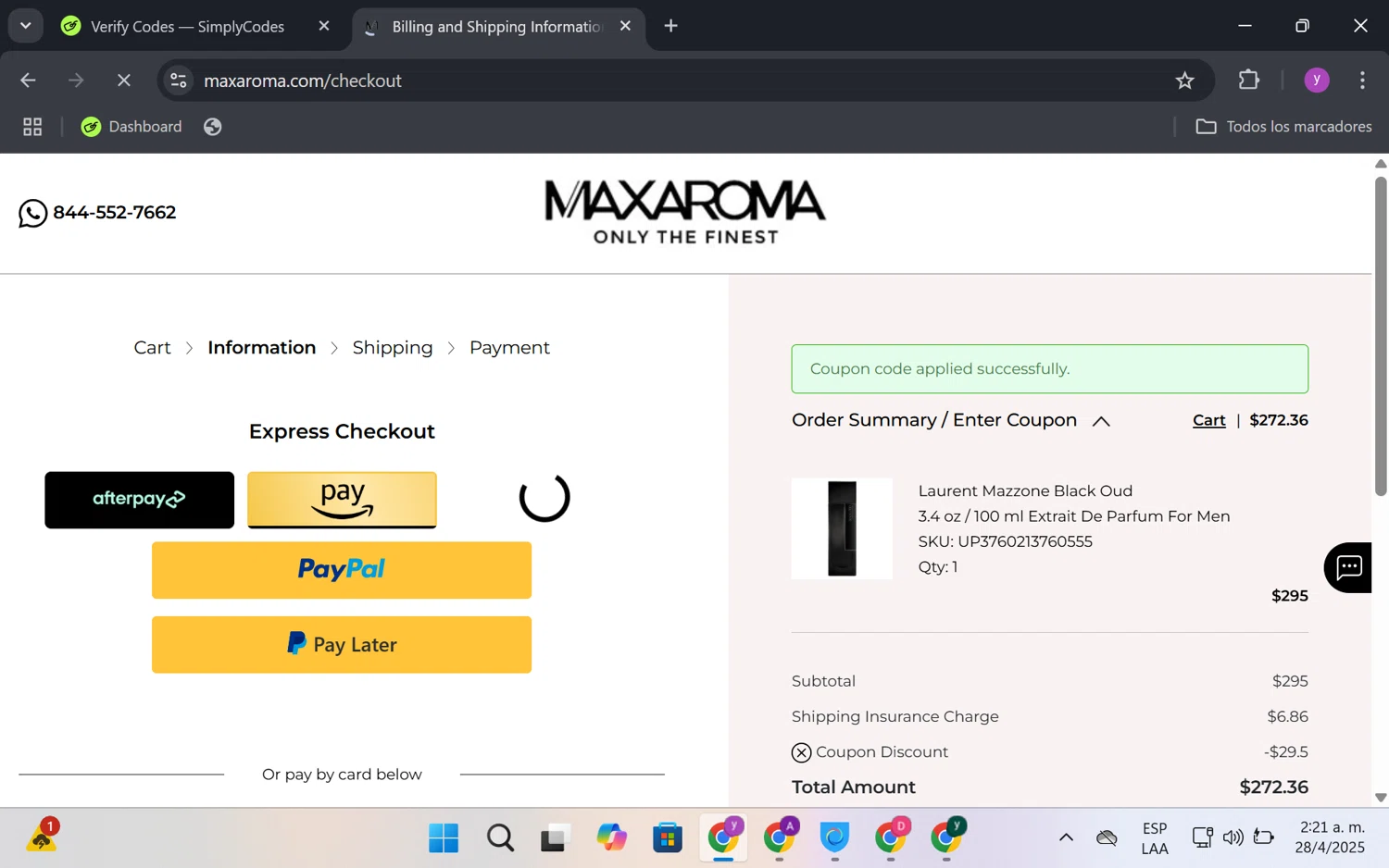 MaxAroma Promo Codes (25 Verified) - $15 Off w/Code Oct 2025