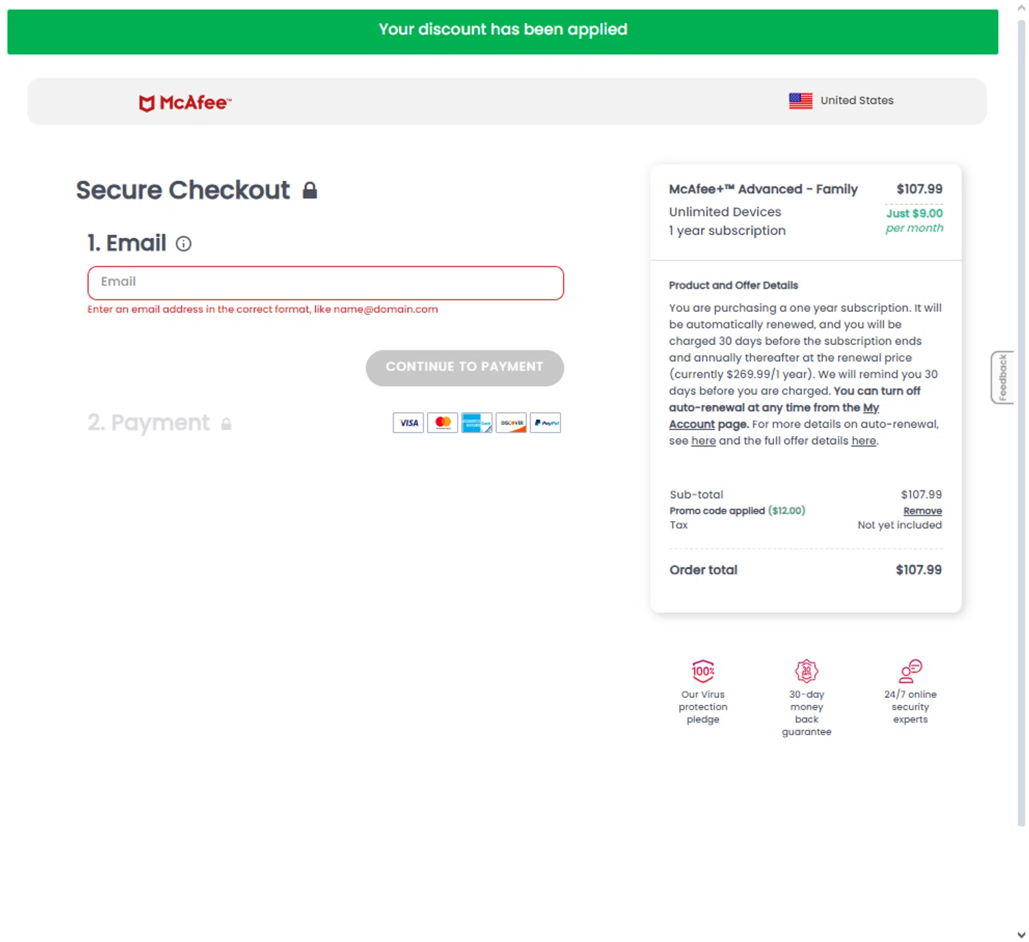 McAfee Promo Codes – 10% Off | February 2024