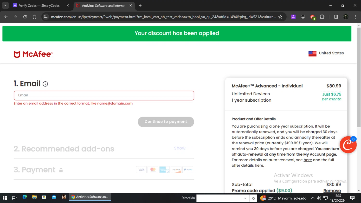 McAfee Promo Codes – 10% Off | April 2024