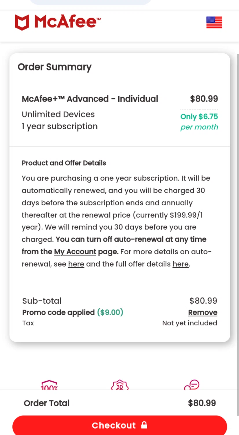 McAfee Promo Codes - 10% Off | September 2024