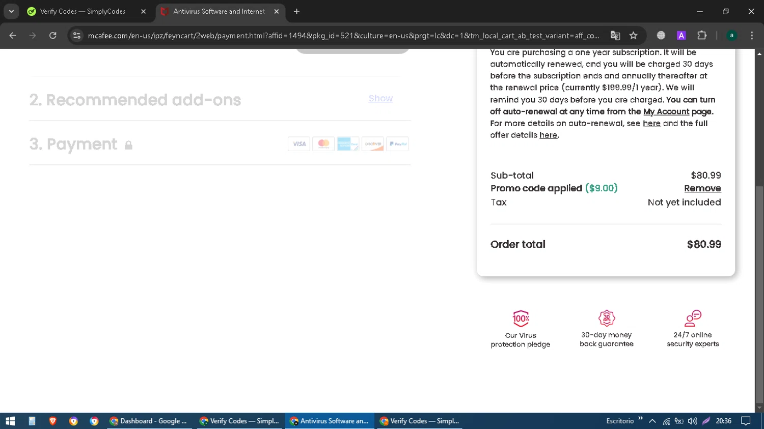 McAfee Promo Codes - 10% Off | September 2024